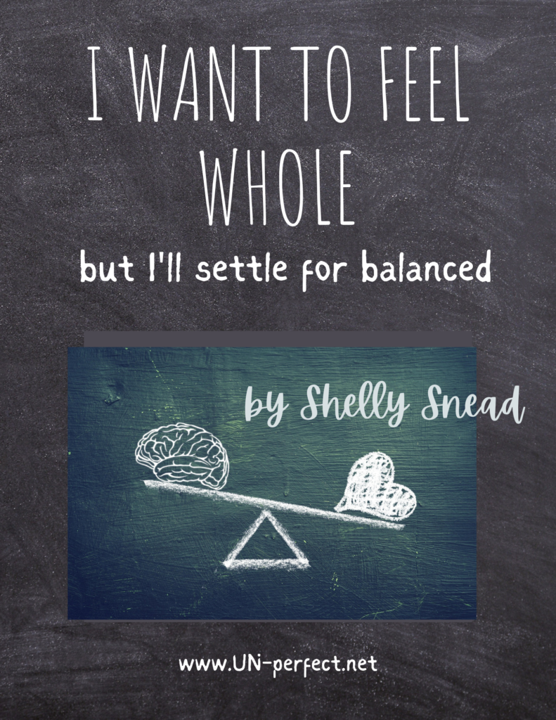 I Want to Feel Whole